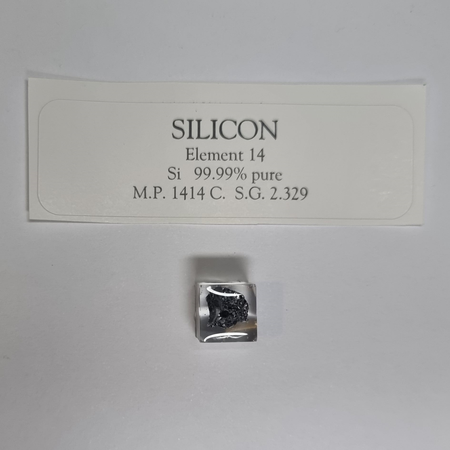Silicon Mini Cube – Billing Metals & Manufacturing