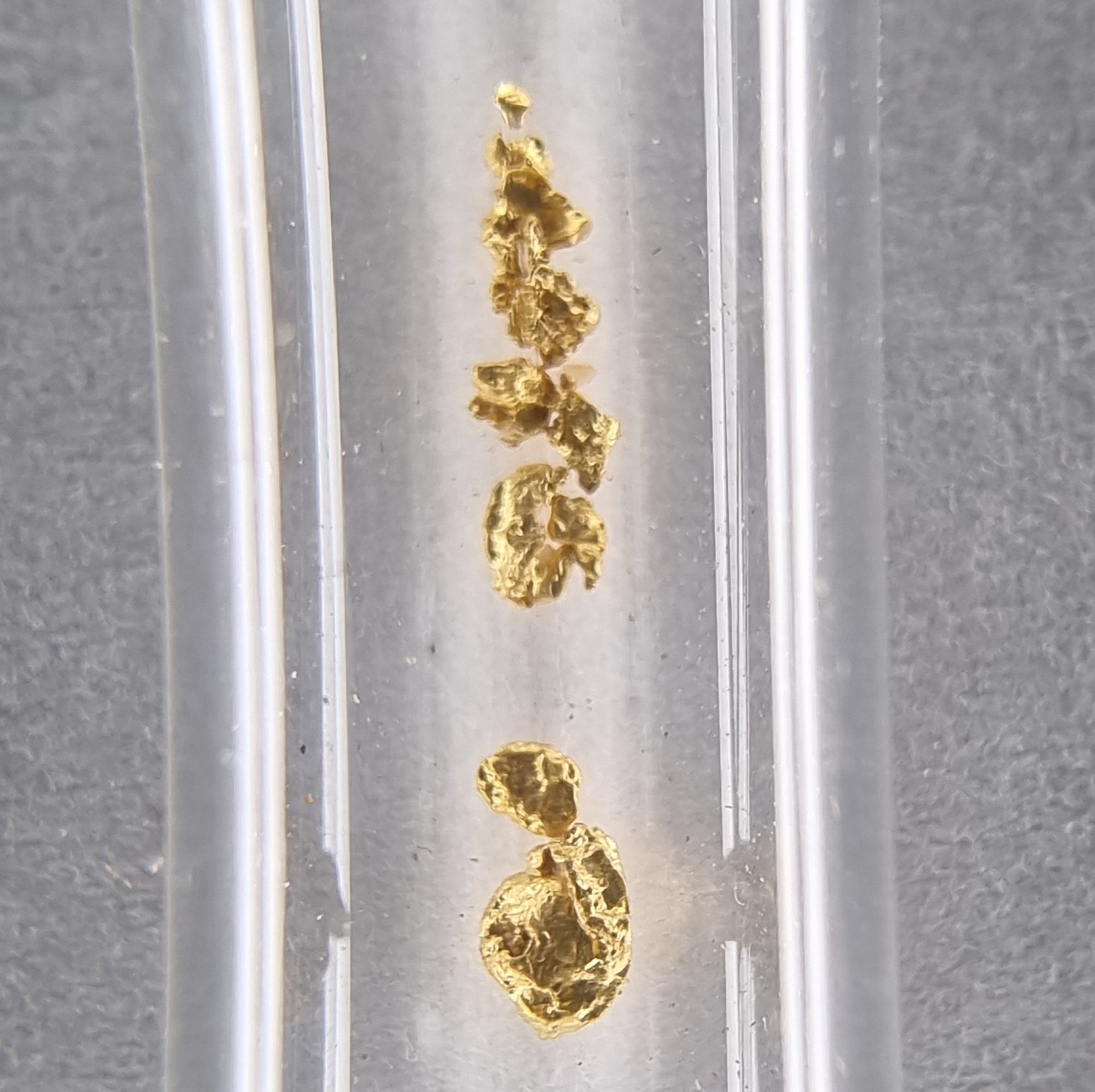 Alluvial Gold Sample .1 Gram in Bottle – Billing Metals & Manufacturing