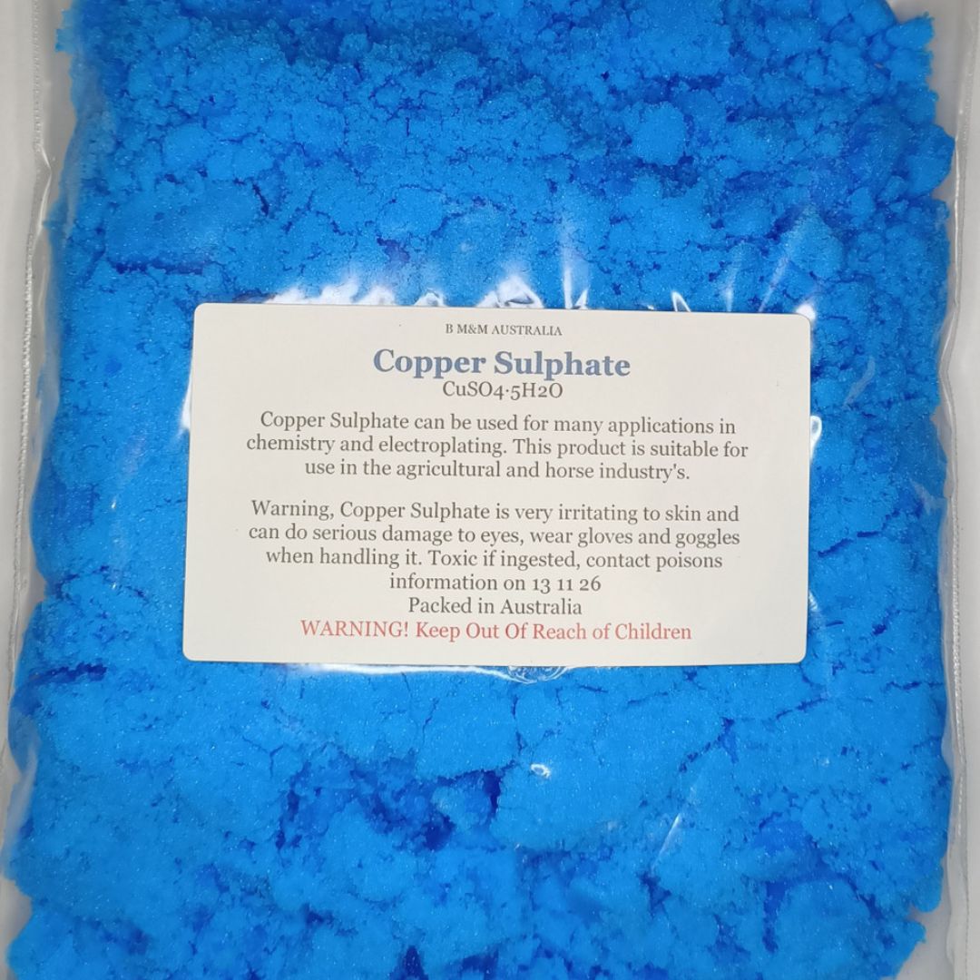 Copper Sulphate 'Bluestone' 400 Gram – Billing Metals & Manufacturing